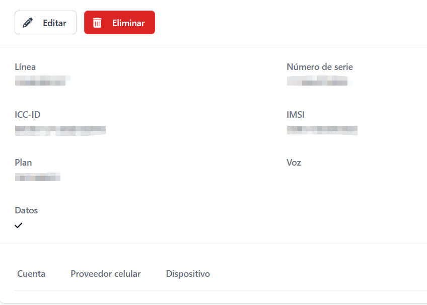 Chip celular - Documentación